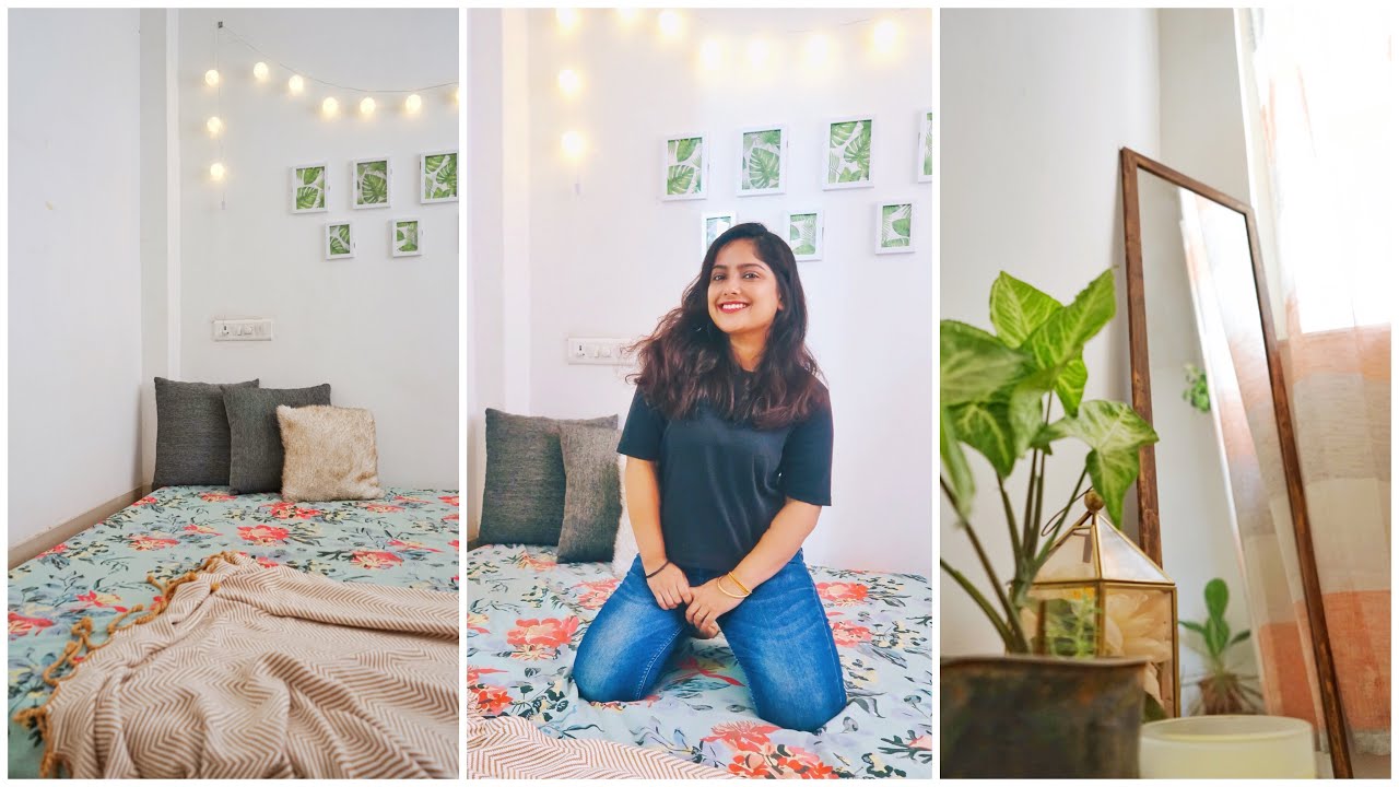 Small Bedroom Makeover || Rental Friendly Decor || Interior Maata